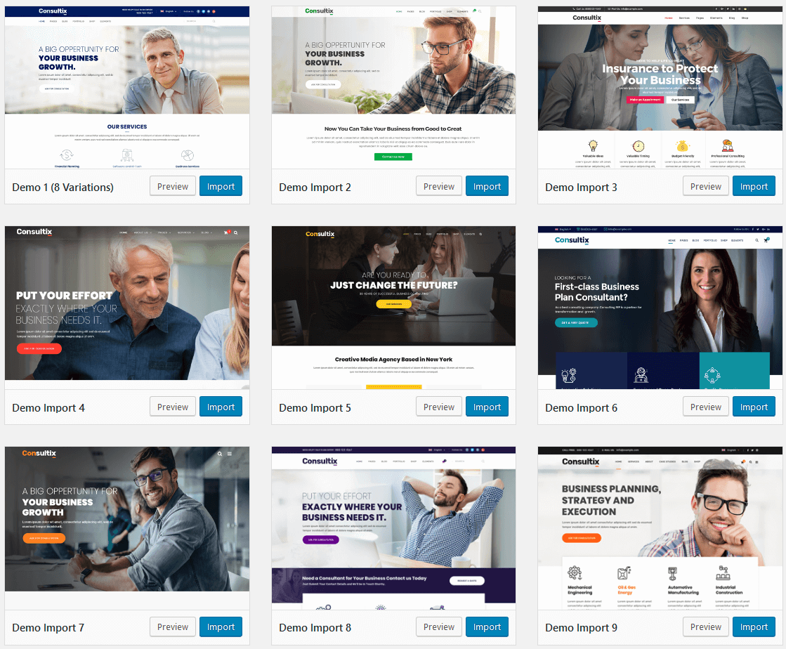 Consultix - Theme Documentation